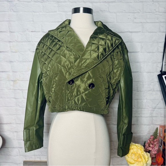 Boutique | Jackets & Coats | New Leather Quilted Cropped Jacket | Poshmark